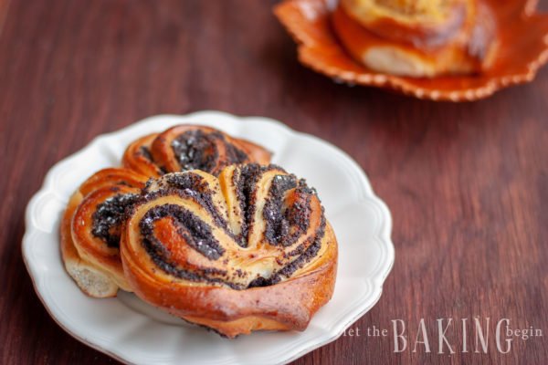 Poppy seed Pastry Buns - Let the Baking Begin!