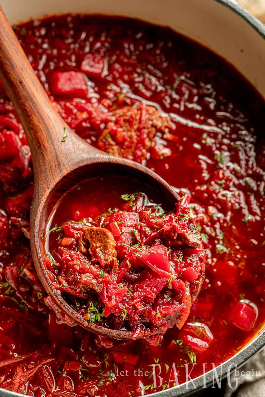Borscht or Red Beet Soup Recipe - Let the Baking Begin!