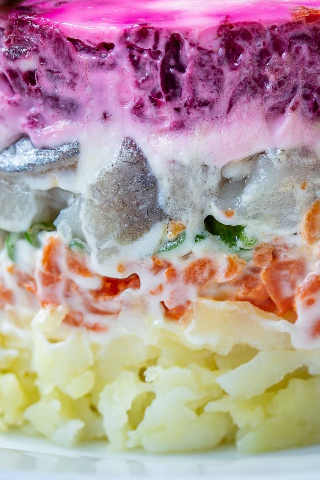 Layered Beet Salad with Herring - Shuba - Let the Baking Begin!