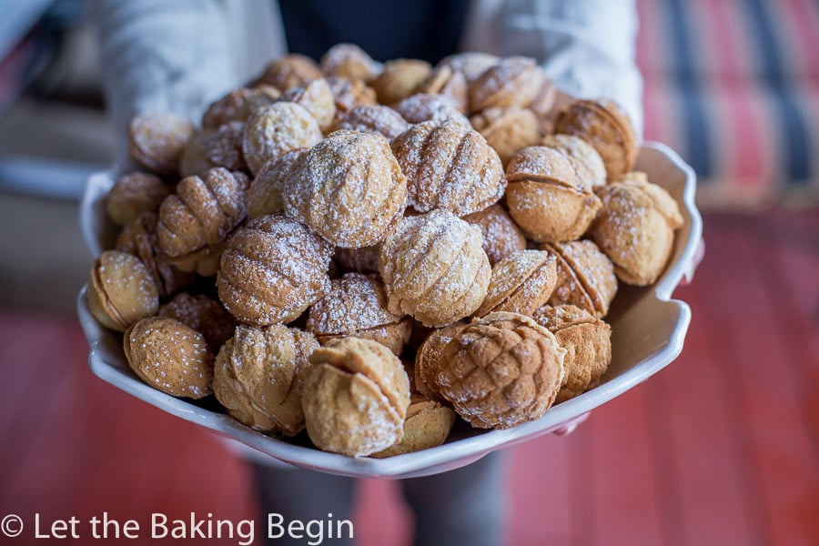 Oreshki - Walnut Shaped Cookies with Dulce De Leche - Let the Baking Begin!