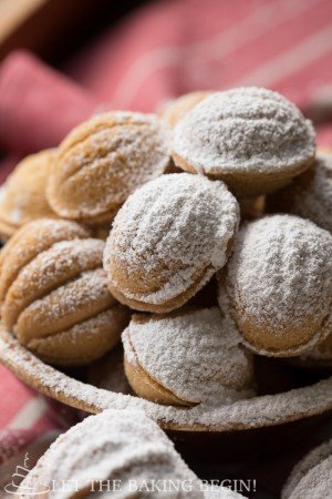 Oreshki - Walnut Shaped Cookies with Dulce De Leche - Let the Baking Begin!