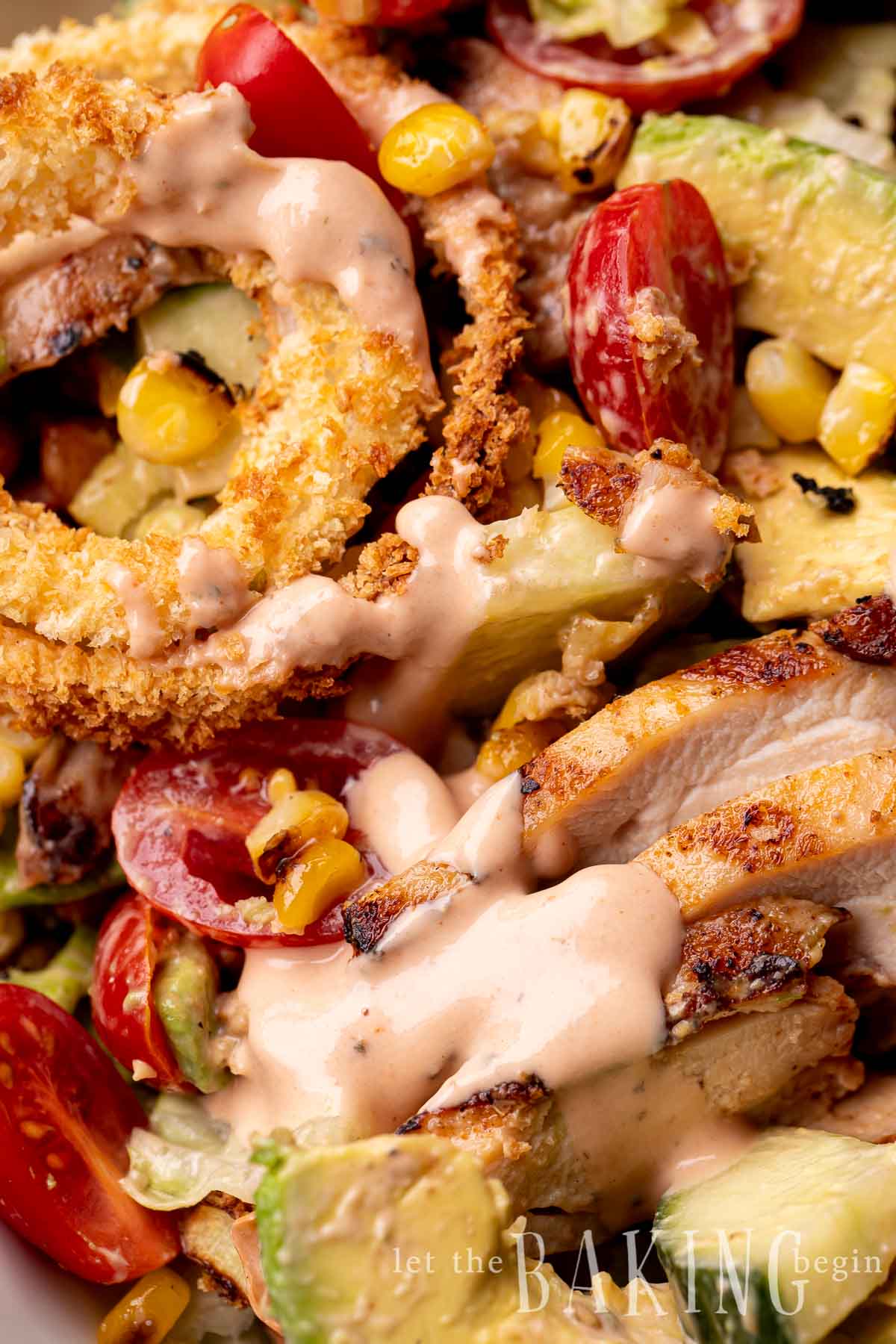 Copycat Cheesecake Factory BBQ Ranch Chicken Salad - Let the Baking Begin!