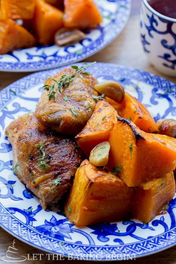 One Pan Chicken and Squash Dinner - Let the Baking Begin!