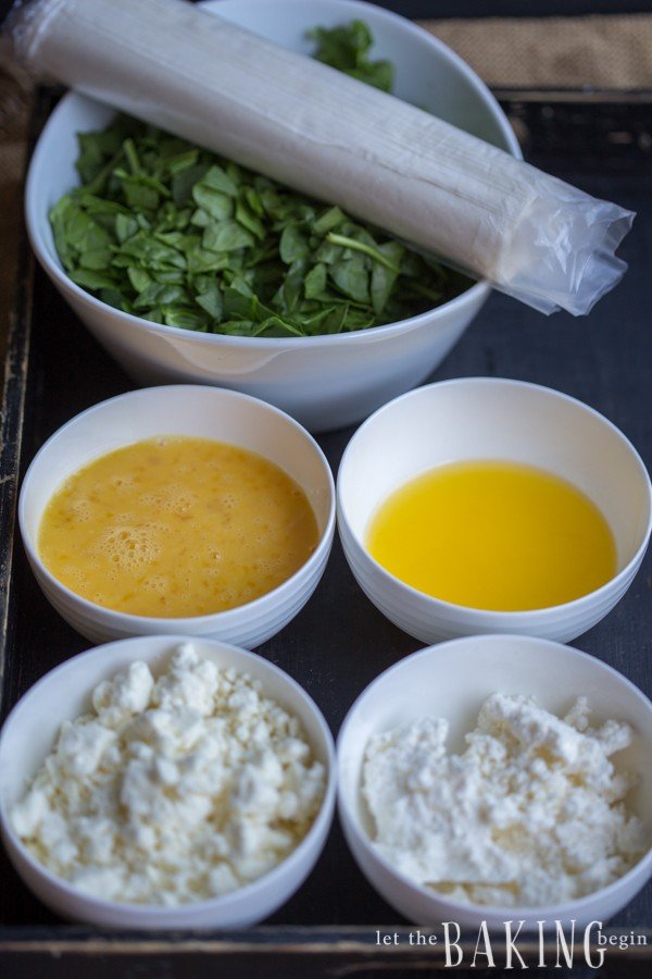 Spanakopita Triangles - Spinach and Feta Phyllo Appetizer - Let the ...