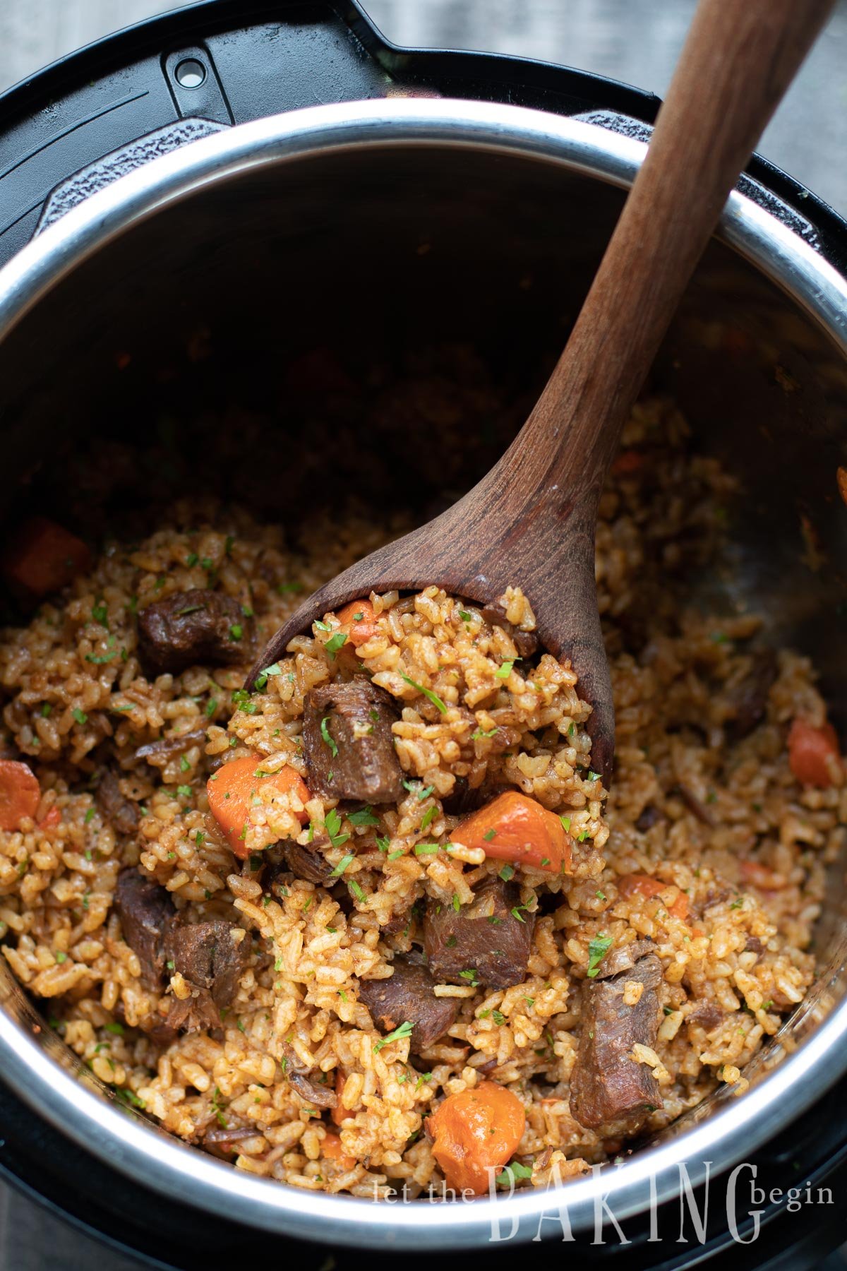 Instant Pot Beef Rice Pilaf (Plov) - Let the Baking Begin!
