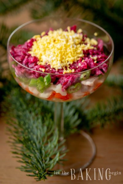 Layered Beet Salad with Herring - Shuba - Let the Baking Begin!