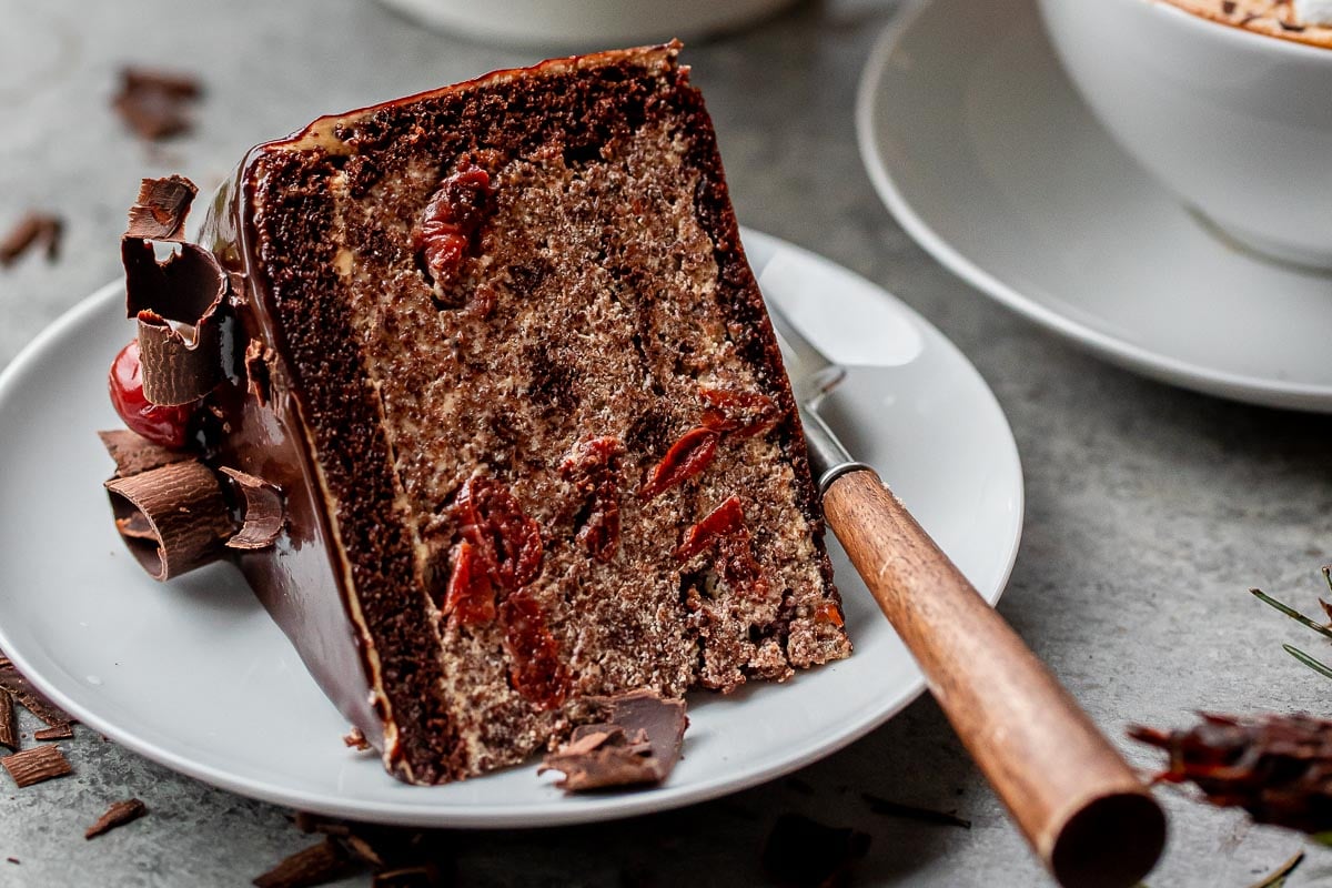 Chocolate Cherry Cake (Drunken Cherry Cake) - Let the Baking Begin!