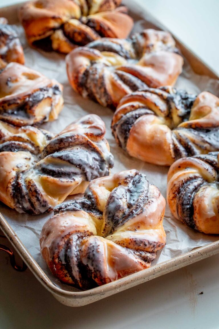 Sweet Buns with Poppy Seed Filling - Let the Baking Begin!